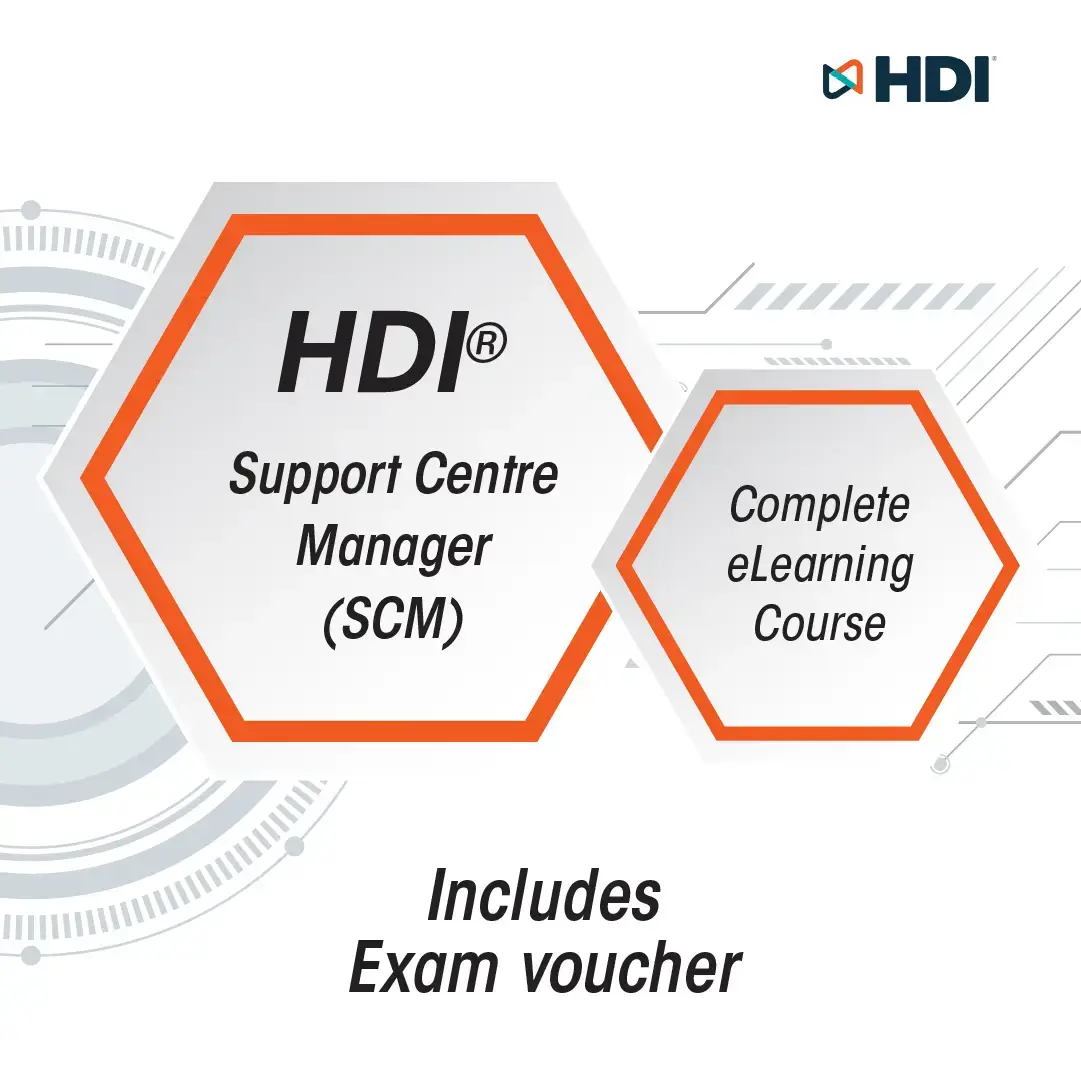 HDI® Support Center Manager (SCM) - elearning Course - HDAA